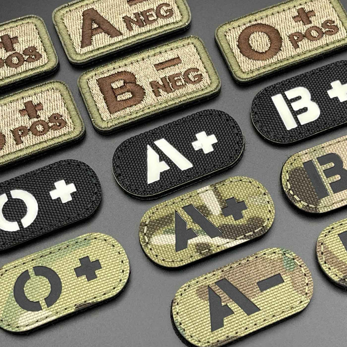 Blood Group Patches – Task Outdoor