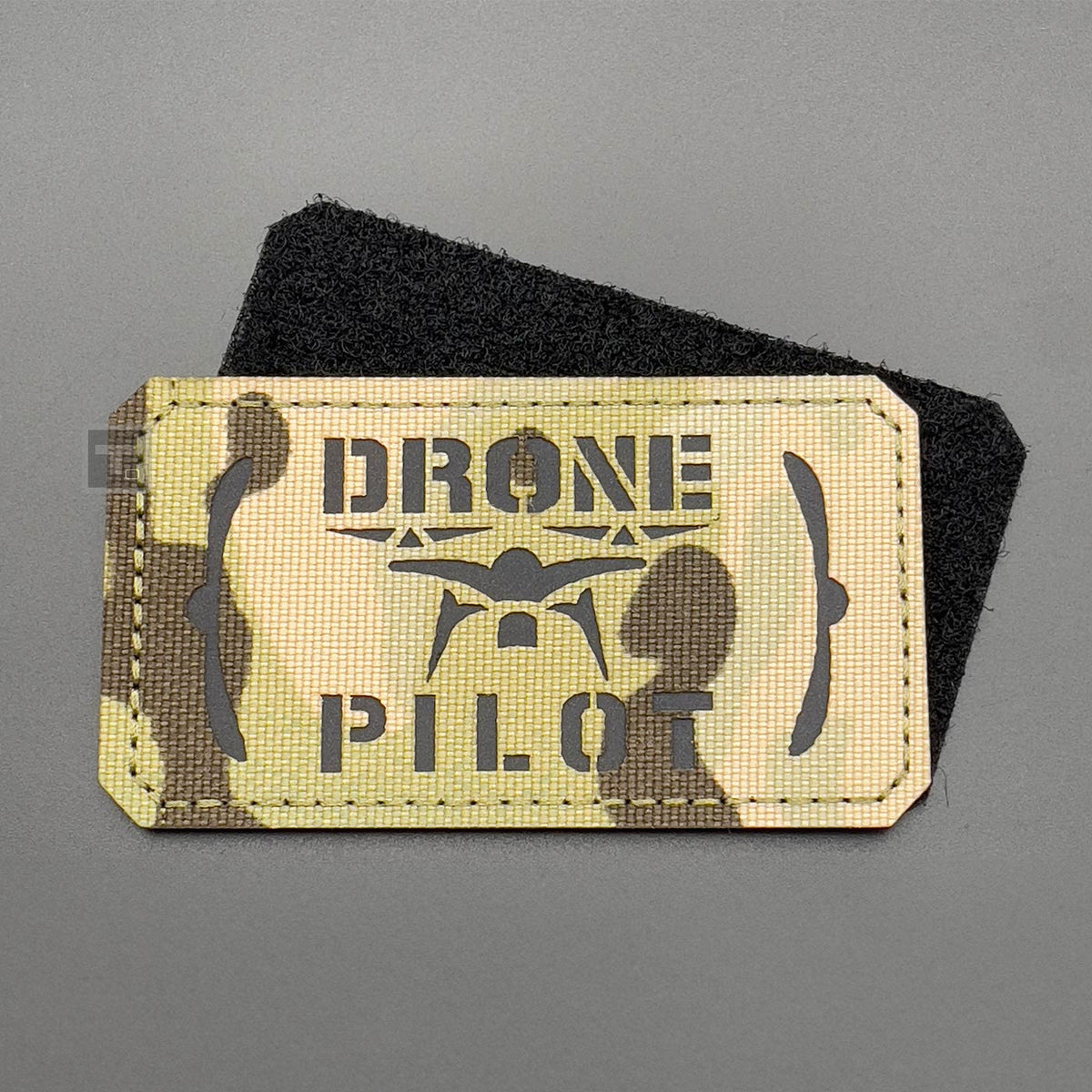 Drone Pilot Patch MTP: Laser Cut, Hook & Loop, 9cm – Task Outdoor