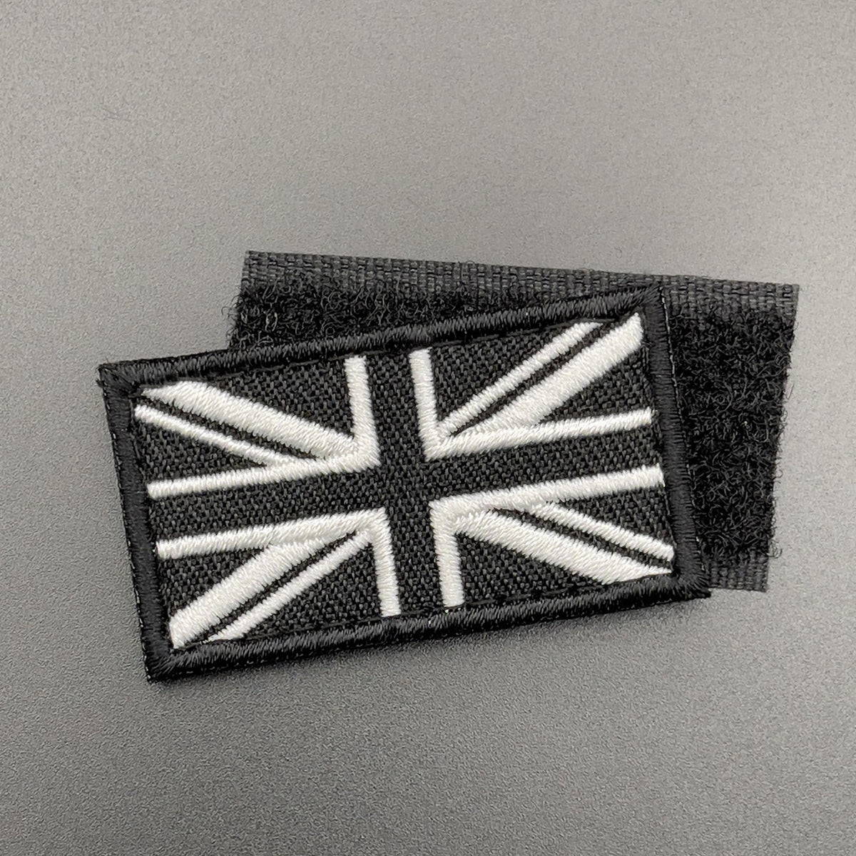 Small Black Embroidered Union Jack Patch Hook & Loop 4.5cm – Task Outdoor