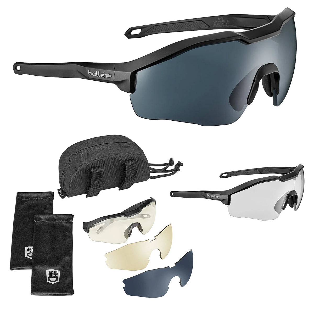 Bollé MY6 Eyeshield Kit Set | Ballistic Tactical Safety Eyewear – Task ...
