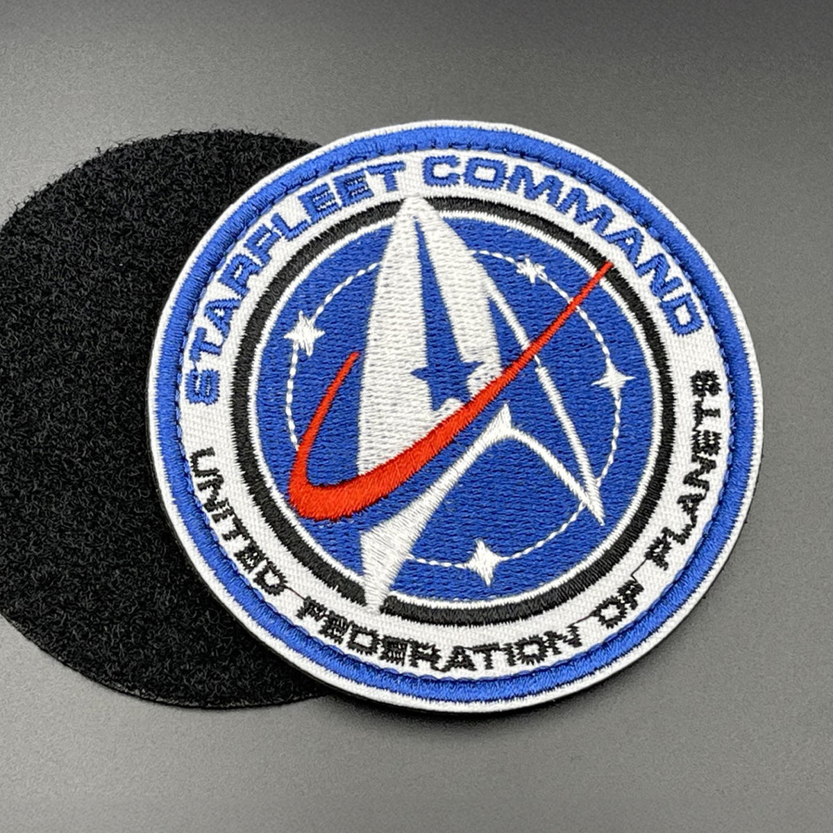 Starfleet Command Patch Blue, Hook & Loop, 8cm – Task Outdoor